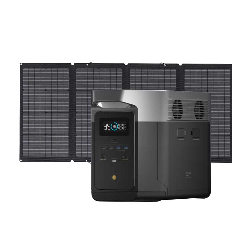 Ecoflow Delta Max Power Station Bundle 220W - BestEcoSolar